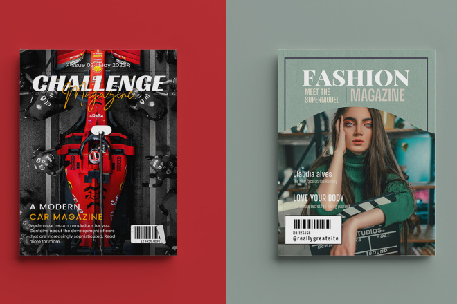 I will design a professional unique Magazine cover for your magazine ...